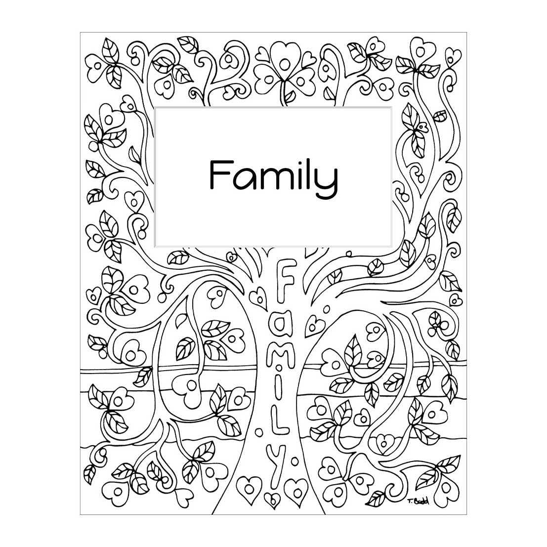 Coloring Matboard, Colored Pencils, & Picture Frame Kit – Crescent Creative